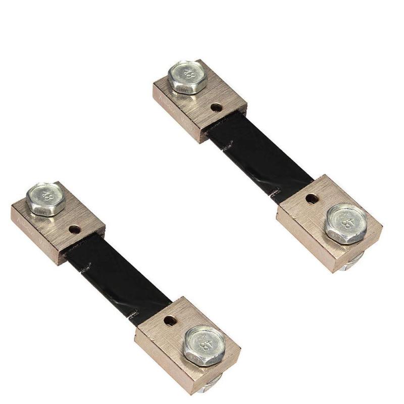 WINGONEER 2Pcs FL-2 100A 75MV DC電流シャント抵抗、アンペアパネルメーター用これは、アンペアパネルメーター用の100A 75mV FL-2 DC電流シャント抵抗器です。固定設定点シャントは、DC電流測定の範囲を...