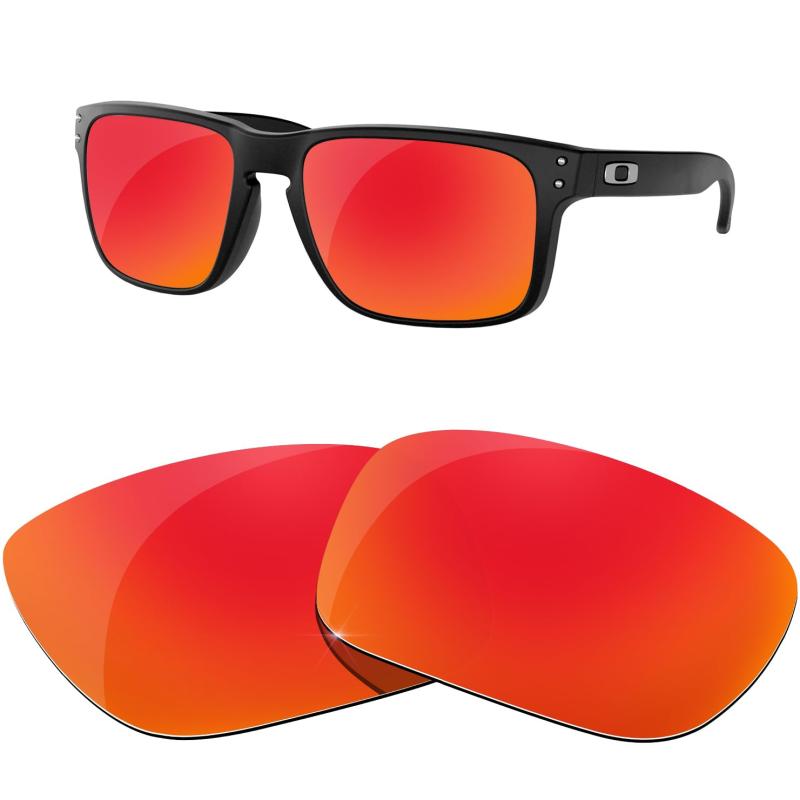 偏光レンズはOakley Holbrook用交換レンズです（赤です）