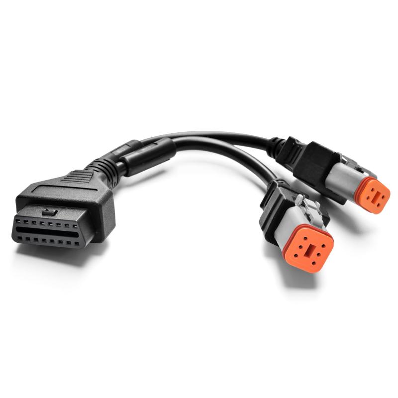 Harley用4ピンと6ピンのメスから16ピンのOBD2メスケーブル、ハーレーダビッドソンのオートバイと互換性あり、コードリーダーと診断ツール用4ピンと6ピンのメスから16ピンのOBD2メスケーブル、ハーレーダビッドソンのオートバイと互換性...
