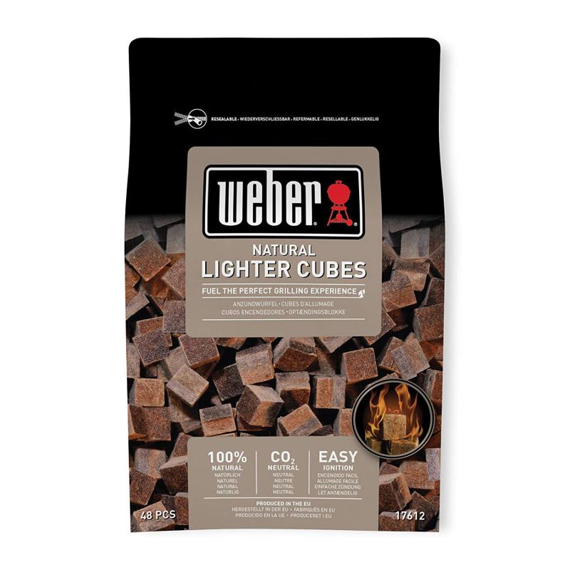 Weber(ウェーバー) バーベキュー コンロ BBQ グリル 着火剤 100%天然素材点火キューブ 48個入 【日本正規品】 17612内容量: 48個楽な着火: 一度のバーベキューに必要な炭を約20分で点火してくれる。素早くBBQをスタ...