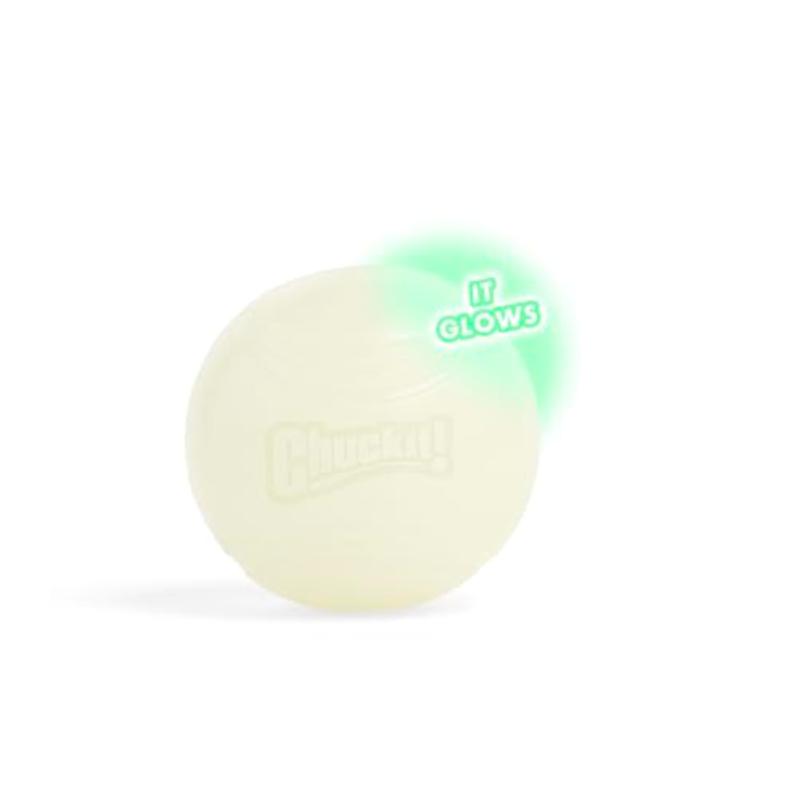 Chuckit Chuckit MAX GLOW In the Dark Ball Light Play Fetch Ball Dogs Large Rechargeable