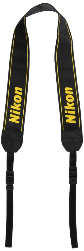 Nikon ネックストラップ 一眼レフ用 ニコンロゴ AN-DC16 ブラック ANDC163箇所にニコンロゴが入ったストラップD810A付属品