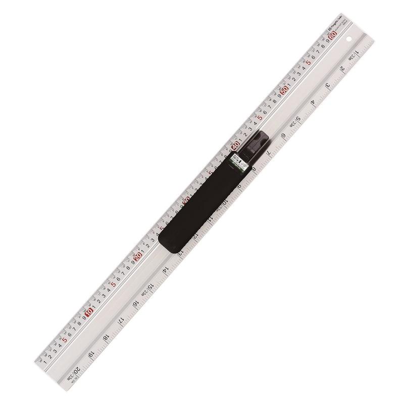 新潟精機 SK アルミカットスケール ハンドル付 快段目盛 60cm ACS-60H原産国:中国測定範囲(mm):0-600長さの許容差(mm):±0.28目盛の種類:上段cm目、下段尺相当目目盛のピッチ(mm、分):上段1、下段1(5寸ま...