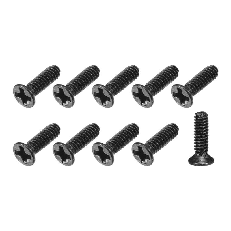 METALLIXITY フラットヘッドマシンスクリュー（M2 x 7mm）150個 炭素鋼製スクリュー - 家庭用オフィス家電3C機器製品用 黒[1]: 適用対象 - この製品は、ノートパソコン、PC、テレビ、扇風機、スイッチなどを含むさま...