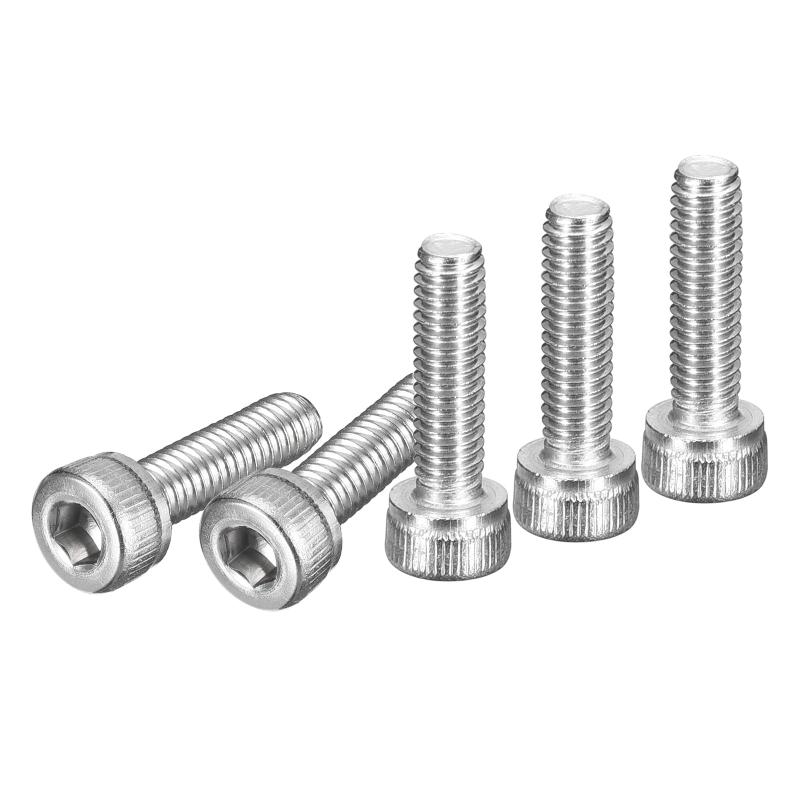 DTGN M3x10mm 六角ソケットヘッドキャップねじボルト 50個入り 304ステンレス鋼18-8 メートルボルト 六角ドライブ 明るい仕上げ UNC粗いスレッド フルスレッド[六角ソケットヘッドキャップねじ]: パッケージにはM3x1...