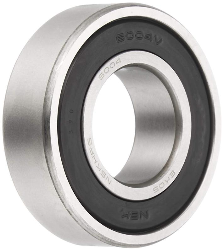 日本精工(KSK) 深溝玉軸受 非接触ゴムシール形 ラジアルボールベアリング 6004VV内径d(mm) : 20外径D(mm) : 42幅B(mm) : 12詳細本体重量 : 0.068Kg