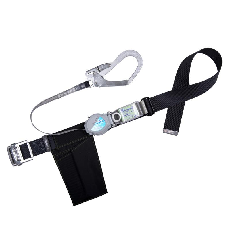 [藤井電工] 新規格 胴ベルト型 2WAY リトラ 巻取式 ロック機構付き ブラック 黒 Mサイズ ベルト長さ 1200mm TB-TRN-599-BLK-M 日本製 墜落制止用器具 胴ベルト 安全帯 ツヨロン TSUYORON仕様：胴ベル...