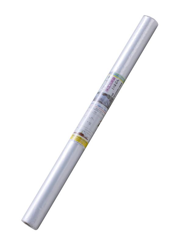 岩谷マテリアル イワタニ菜園用換気穴付トンネルフィルム 0.05mmx150cmx10m 透明 二つ折りロール品 換気穴径15mm 保温資材 保温性 通気性 初期生育促進 高温障害リスク軽減 焼け防止 徒長防止シートサイズ:0.05mmx1...