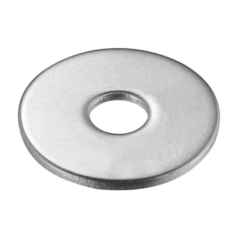 ステンレス 大ワッシャー 【内径2mm 外径8mm, 厚み 0.5mm】パッケージ内容：内径2mm ステンレス製スペーサー20個