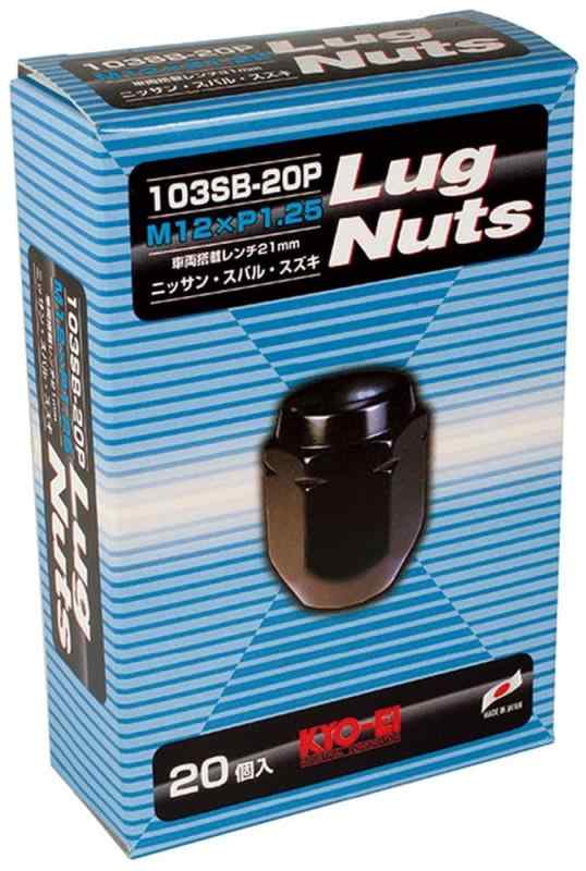 KYO-EI [ 協永産業 ] ラグナット [ 個数:20個入 ] [ 袋タイプ 21HEX ] M12 x P1.25 103SB-20P 鉄製 ブラックサイズ:[ 袋タイプ 21HEX ]<br>●M12 x P1.25&l...