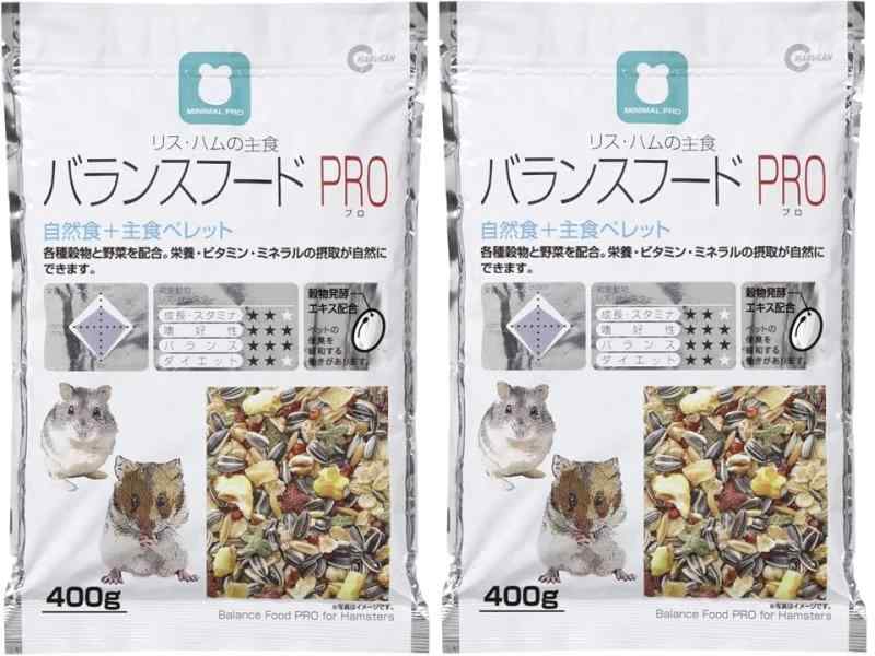 マルカン リス・ハムの主食 バランスフードPRO 400グラム (2個)