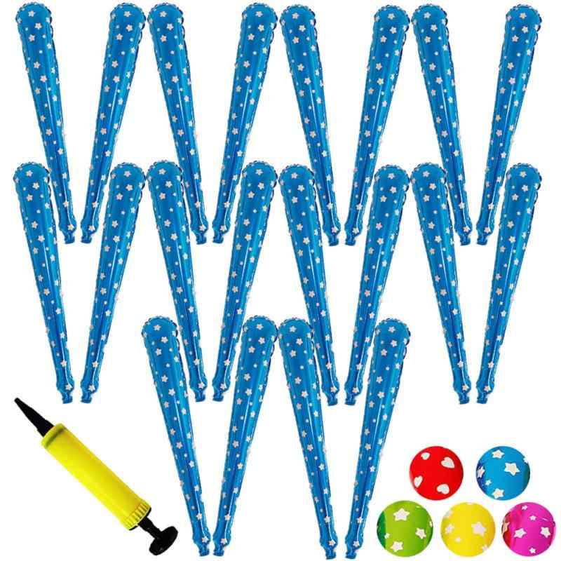 Mainiusi 応援バルーンスティック 星柄 内蔵ベル 20本セット 空気入れ付き 体育の日 スポーツ観戦・運動会用セット内容: スター柄バルーンスティック20本と空気入れ1個のセット。予備品2本便利機能: 内蔵ベル付きで楽しく応援できる...