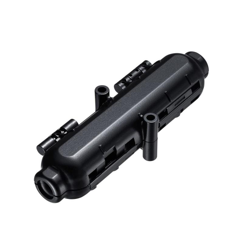 サンワサプライ 耐水型LANケーブル中継ケース LAN-TL20 ブラックLANケーブルや光ファイバケーブルを中継する際、中継アダプタなどを収納して中継できます。IP54防水規格に対応していますので、コネクタ部を水や粉塵から守ります。外材に...