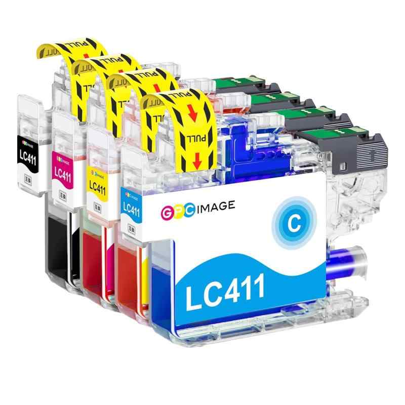 GPC Image LC411 互換インク ブラザー 用 インク LC411 4色セット インクカートリッジ LC411 LC411BK DCP-J1800N DCP-J926N DCP-J526N MFC-J904N MFC-J739 M...
