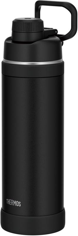 【ハンドル付き・食洗機対応】サーモス 水筒 真空断熱スポーツボトル 1L ブラック 持ち運びに便利なキャリーループ 直飲み 飲み口が外せて洗いやすい 保冷専用 FJU-1000 BK持ち運びに便利なキャリーループ付きスポーツボトル。本体サイ...