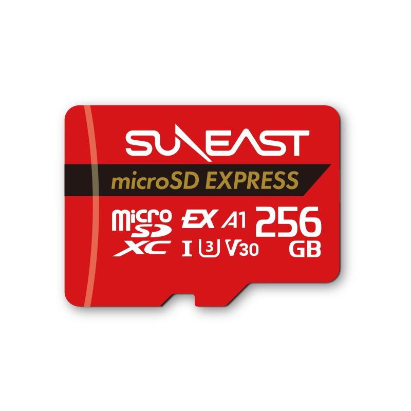 SUNEAST microSD Express 256GB 最大読込転送速度890MB/s 最大書込転送速度750MB/s 次世代技術microSDカード Switch2動作検証済み Class10 U3 V30 UHS-I A1 SE-M...