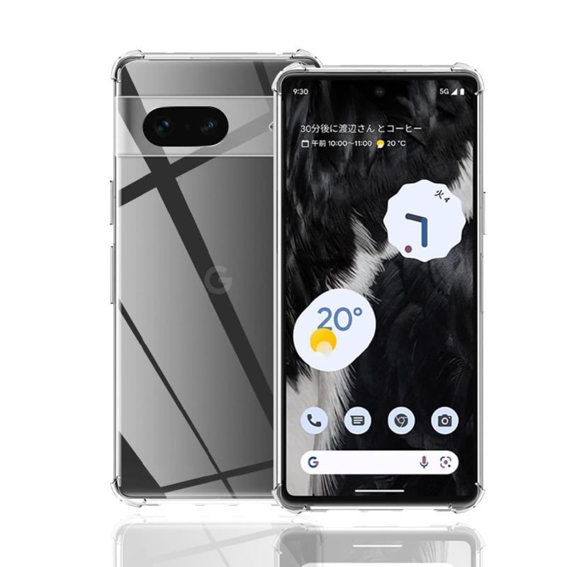 Wekrsu 対応 Google Pixel 8A ケース 柔軟 TPU カバー 全透明 散熱加工 黄変しにくい Pixel8A [ 全面保護カバー 耐衝撃 落下防止 すり傷防止 薄型 軽量 携帯便利 ] ピクセル 8A ケースWK-T-G...