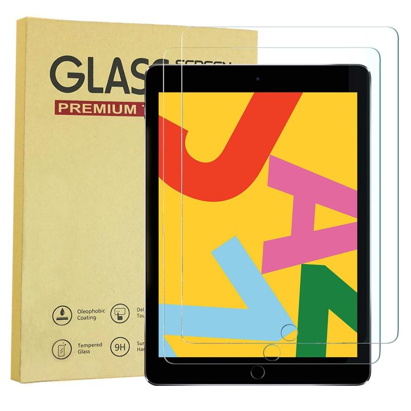 Holdtech iPad 9世代 2021/iPad 8世代 2020/iPad 7世代 2019/iPad 10.2 ガラスフィルム アイパッド10.2インチ/第9/8/7世代 強化ガラス液晶保護フィルム【2枚】【対応機種】：iPad ...