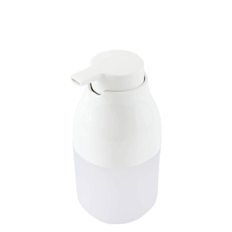 オカ PLYS base (プリス ベイス) ディスペンサー ウィル 泡タイプ 容量約250ml (ホワイト) 4548622592641サイズ:8×8×16cm素材:(本体)PET、(フタ)ポリプロピレン、(ポンプ)ポリプロピレン・ポリエ...