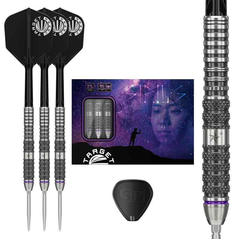 TARGET（ターゲット）PRIME SERIES SIRIUS G3 90% 23G SWISS POINT STEEL（シリウス G3 スティール）全長：51mm最大径：6.8mmバレル単体重量：23g(ポイント込み)材質：タングステン90%