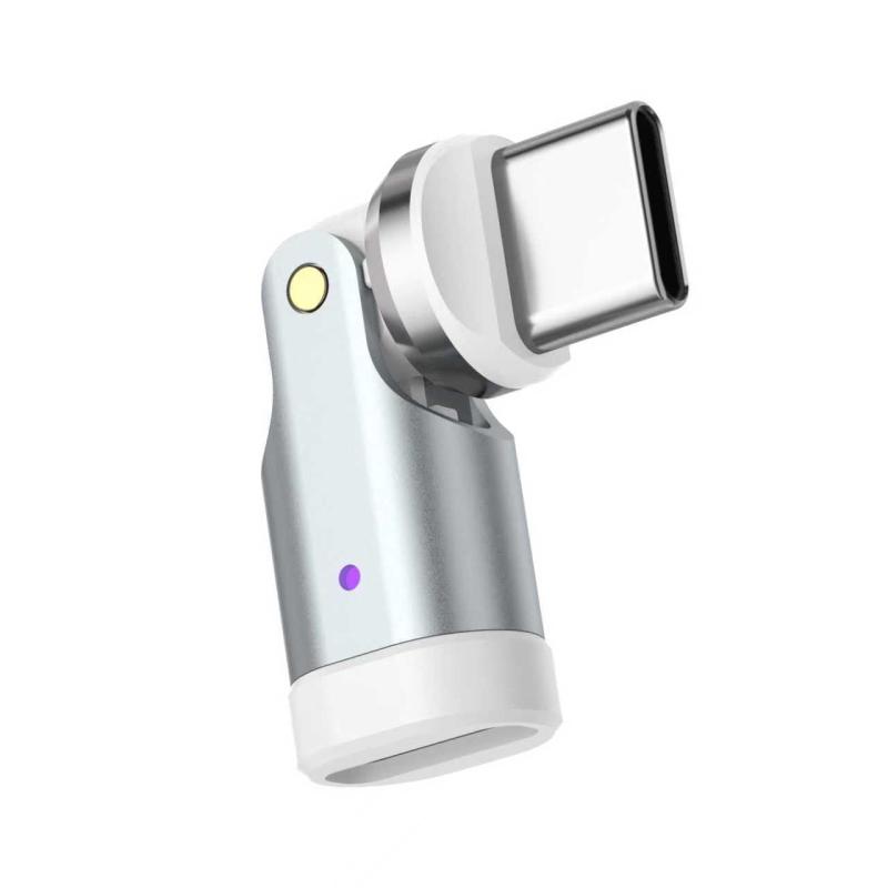 【1個セット】USB-C 充電アダプター 240W 90度・180度 角度調整可能 Type-C to Type-C 変換 スマホ・タブレット・ノートPCに対応 (1)【540°自由回転】ブレークスルー多機能設計：革新的な180°Lタイプの...