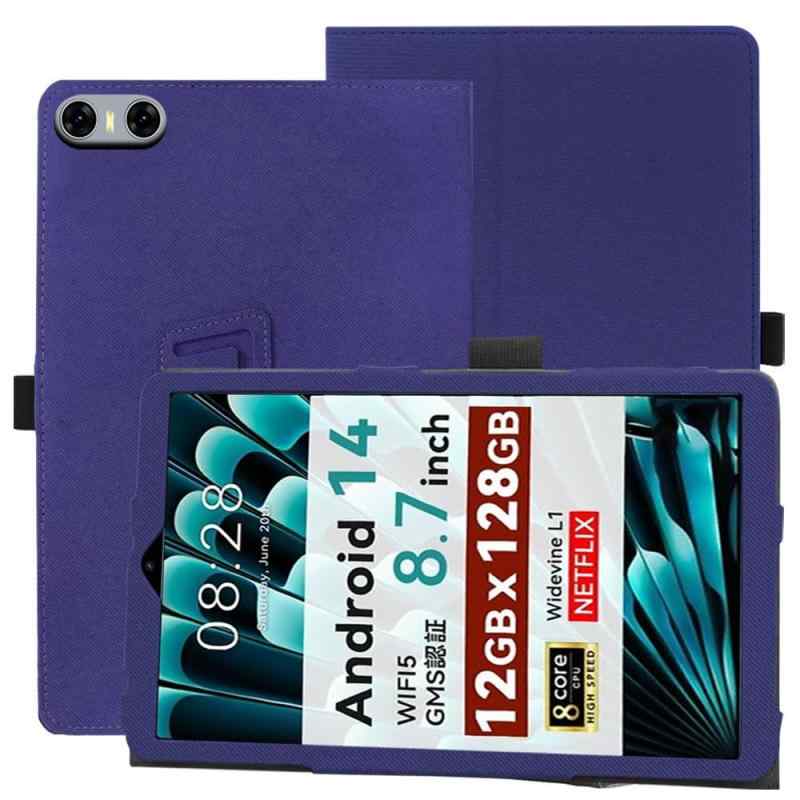 For SVITOO P08 ケース【2025初登場 8.7インチ】YCJDP 360°全面保護 スタンド機能 多視角調整 ペンホルダー付き 磁気吸引 衝撃吸収 擦り傷防止 耐汚れ 持ち運びに便利なハンドストラップがあり 落💻...