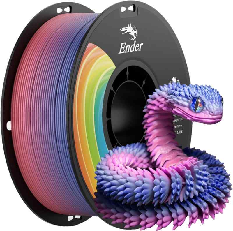Creality Ender-PLA+ フィラメント 1.75mm径 寸法精度±0.03mm 正味量1KG 3Dプリンター用フィラメント もつれず 目詰まりなし ゆがみがない 反りなし 3Dプリンタ造形材料 K1C/K2/K2 Pro/K2...