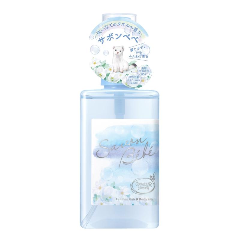 ベキュア ハニー(VECUA Honey) ワンダーハニー ファンファンヘア&amp;ボディミスト サボンべべ 100mLからだや髪にふりかけてふんわりやさしく香るヘア＆ボディミスト。