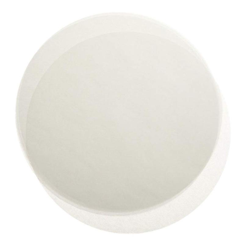 クッキングシート オーブンペーパー せいろう 蒸し器 白 丸い 耐熱 耐油 焦げ付き防止 9.5インチ 大きめ 50枚セット 24cm 敷紙 グリル バーベキュー用 粘りなし 剥離易い 調理用紙 キッチンサイズ：24x24cm / 9.5イ...