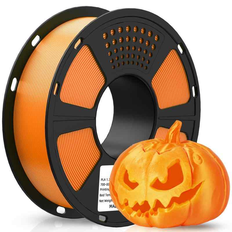 GEEETECH フィラメント PLA 3Dプリンター フィラメント 3Dペン PLA 造形材料 寸法精度+/- 0.02 mm 正味量1KG 1.75mm径 (橙/オレンジ)【耐久性と信頼性】 当社の GEEETECH 1.75mm PL...
