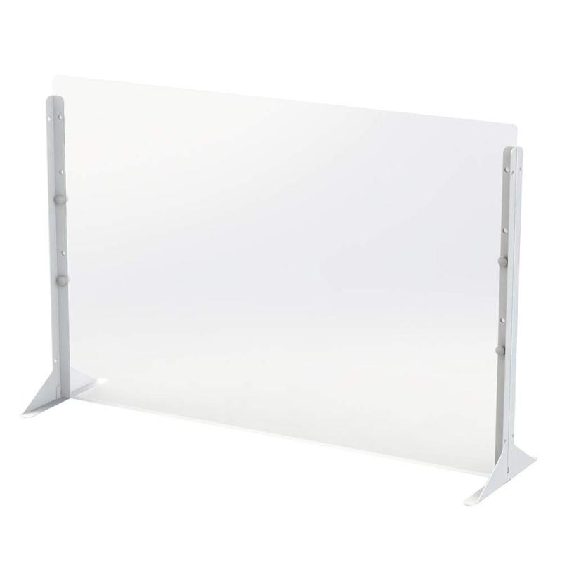 ナカバヤシ パーテーション デスクトップパーティション 900×600mm PTS-PP9060MWオフィスワーク中などの飛沫感染対策に。光を通し開放的な半透明パネル。パネル下部の開口部高さを3 種類から選べます。書類だけでなく荷物の受け渡...