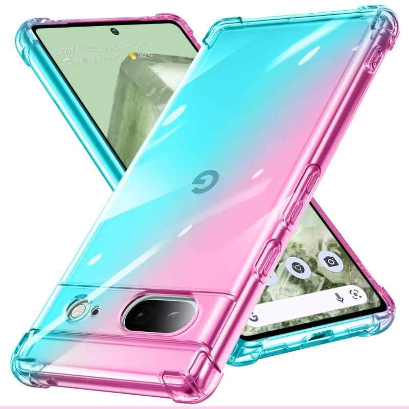 TLOMPLO 対応 Google Pixel 8 用の ケース クリア 耐衝撃 透明 シリコン カバー TPU 薄型 軽量 滑り止め 黄変防止 柔軟 Qi充電 衝撃吸収 指紋防止 米軍MIL規格取得 ワイヤレス充電に対応 カメラ保護 カ【...