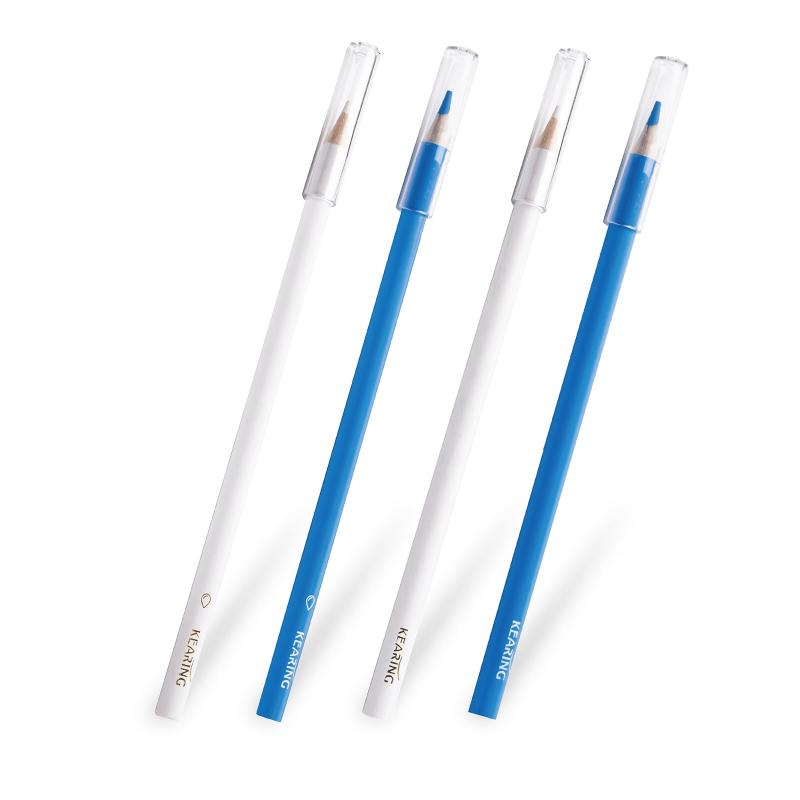 KEARING テーラー用水溶性＆チョークマーキングペンシルは縫製、キルティング、仕立て、クラフトプロジェクトに特化した 手芸用品/縫製用品粉状チョークマーカーの鉛筆は、すばやく叩いたりブラシで取り除くことができ、操作が簡単です。布地、革、...