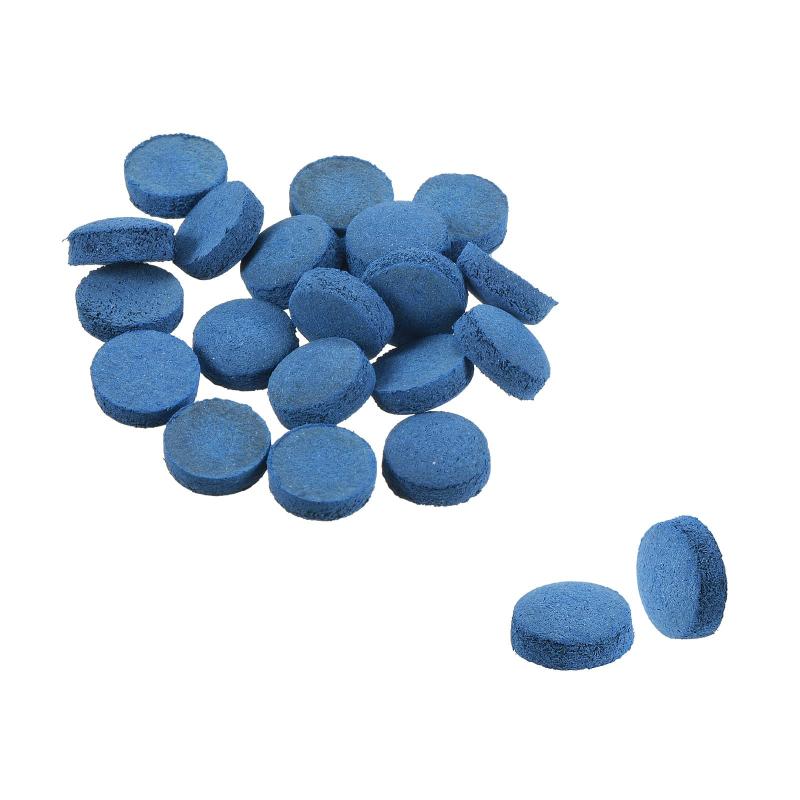 PATIKIL 直径11mm プールキュー先端 20個 プール ビリヤード キューの先端 プールスティック交換の先端 プールスティックの先端 スヌーカーキュー先端 ブルーカラー：ブルー; 先端サイズ:11 x 5 mm(D*H); パッキン...