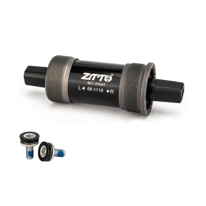 HOUSON 自転車ボトムブラケット 68mm角 BSA スクエアボトムブラケットハウジング ボトムブラケットアクスル 自転車用 116mm【パッケージ】自転車ボトムブラケット【効果】一体型センターアクスルには独立したゴムシールと内蔵スプリ...