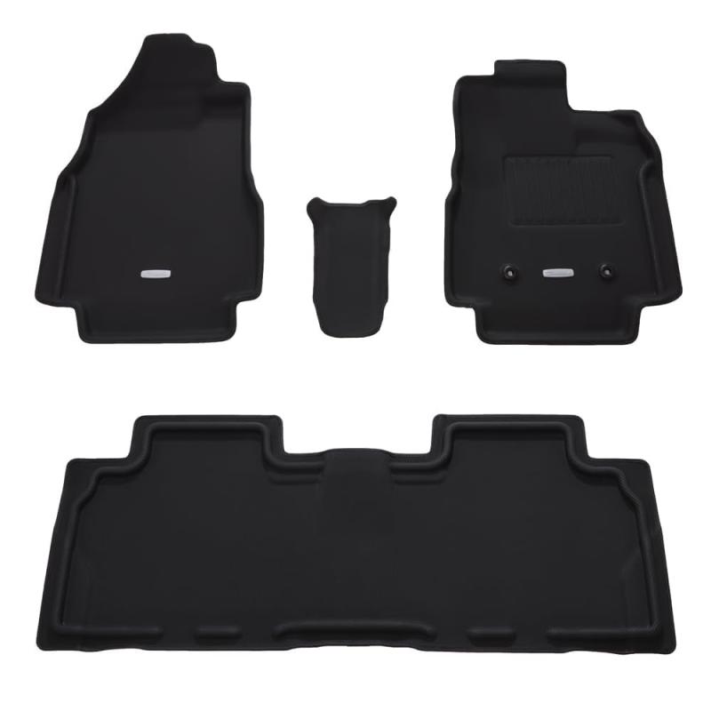 クラッツィオ(Clazzio) フロアマット 立体タイプ 1台分セット ムーヴキャンバス LA850S R4(2022)/7~ NEWラバータイプ ブラック ED-6571【5EEDB6571K】1列目2列目セット【防水・耐汚れ】縁部分が壁...