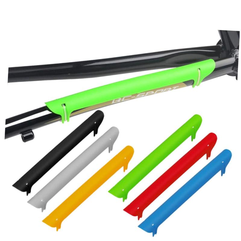 DEARMAMY 自転車チェーンステーガード チェーンプロテクター ラバー製 ブラック 防水 繰り返し使用可能 チェーン保護用ステッカー 22.20×0.79×0.01インチチェーンプロテクション効果：ラバーケアチェーンポストリアフォークプ...