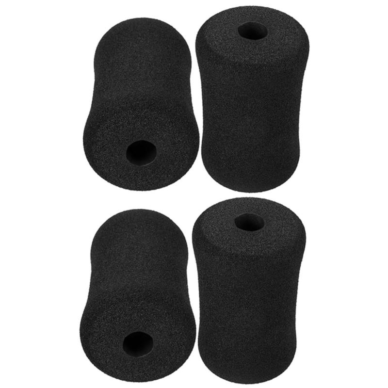 KOMBIUDA 4個フォームパッド交換用フィットネス用スポンジカバー 耐久性スポンジ素材 エクサ用ローラーパッド さまざまなトレーニング器具対応 足部保護クッション快適なフィット感を実現するフォームクッション: 柔軟性のあるスポンジ素材を...