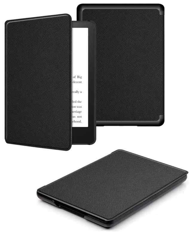 2024年発売 For New Kindle Paperwhite 第12世代 7インチ ケース 保護ケース【JYJIEJIE】角度調整 高級PU スクラッチ対策 レザー 耐汚れ 耐久性 擦り傷防止 スタンド機能付き 磁気吸着 手触りが良い 全面