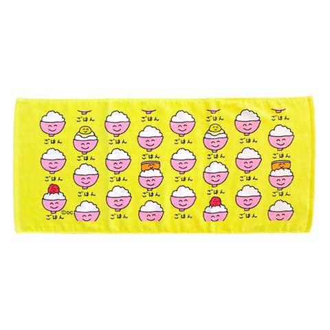 オクタニコーポレーション おえかきさんシリーズ フェイスタオル ごはんさん コットン100％サイズ：約34x75cm素材：コットン100％Material: コットンPattern: カートゥーンSpecial feature: 肌に優しい
