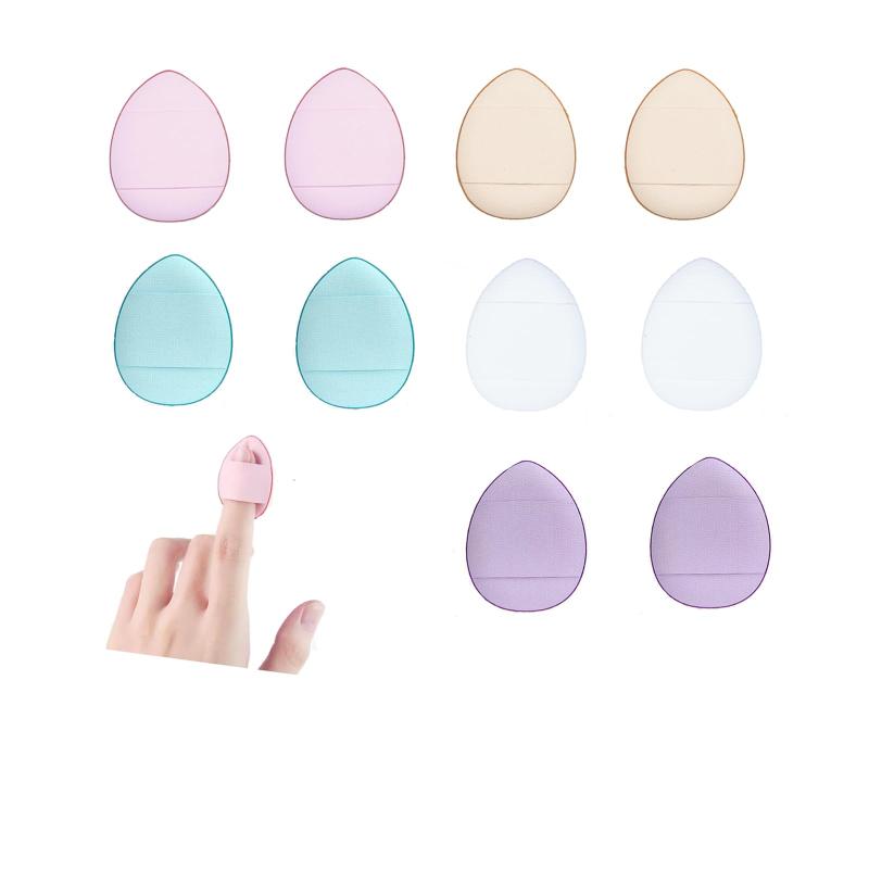 指パフ, クッションファンデ パフ,ト ミニパフ 、セット、Lenkeda パフ メイク, メイクスポンジ, ファンデーション パフ, ファンデーション スポンジ, 化粧パフ、乾湿両用、柔軟、化粧品ンジ