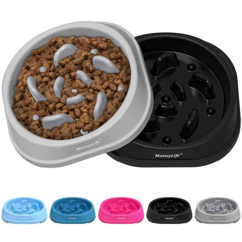 MateeyLife 犬 早食い防止 食器 大型犬 対応 ノンスリップ 迷路デザインボウル 消化促進 胃捻転・胃拡張 対策 アンチガルプ 食洗機対応 安全素材 PP製