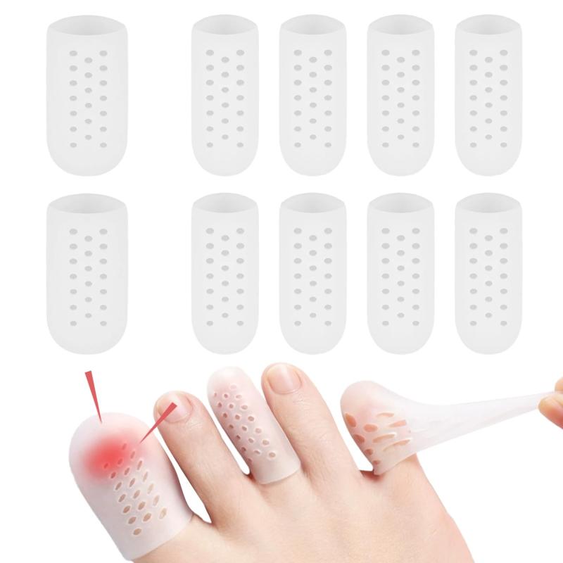 足指サポーター 10個入り 足指 広げる シリコン 足の保護 通気性 水洗い可能 足の指の摩擦 痛み対策 男女兼用✨【 セット内容】10個セット（親指用2個、その他の指用8個）。左右どちらの足にもフィットするユニバーサルサイズで、男女を問わ...