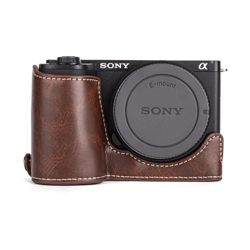 kinokoo for Sony ZV-E10 II ケース、ソニー ZV-E10 Mark II 専用 ハーフケース ZV-E10M2用 カメラバッグ zv-e10 ii カメラカバー Alpha ZV-E10 II対応 ハーフバッグ バ...