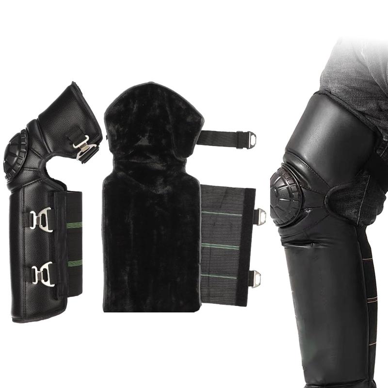 Karell 膝プロテクター 防寒対策 膝サポーター 冬用 膝当て 防風 保温