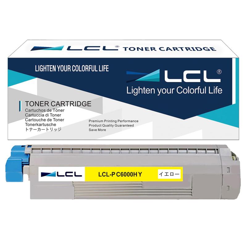LCL Ricoh用 リコー用 P C6000H P C6000L P C6010 IP C6020 600686 増量 互換トナーカートリッジ (1パック イエロー) 対応機種：P C6000L/P C6010/IP C6020【購入注意...