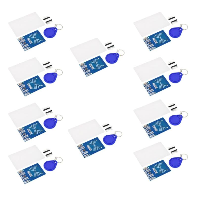10pcs MFRC-522 RC522 Kit Reader IC Card Inductive Sensor Module Kit with S5010pcs MFRC-522 RC522 Kit Reader IC Card Indu...