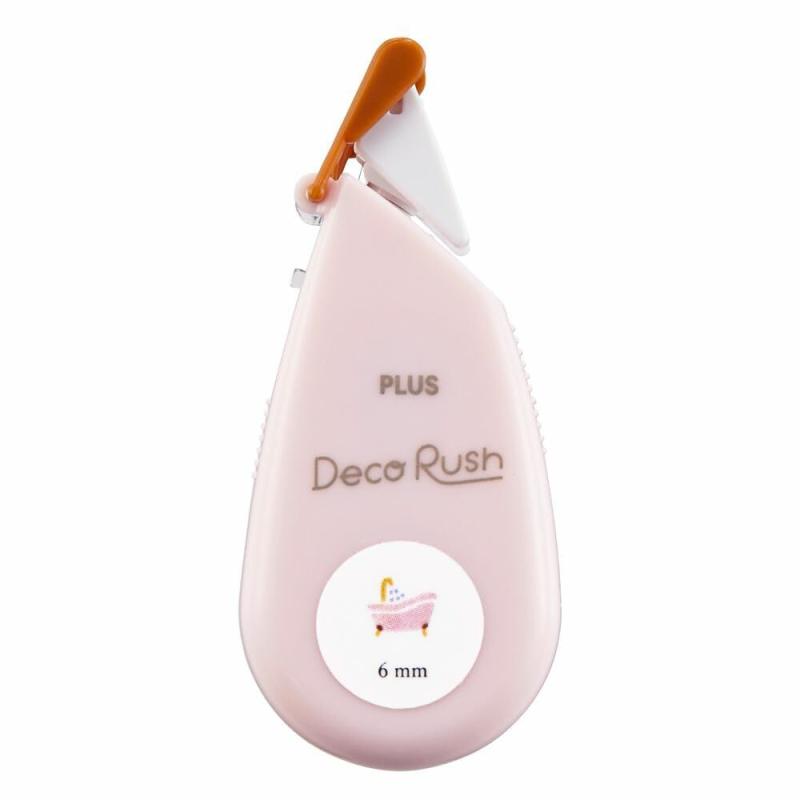 プラス デコレーションテープ デコラッシュ レギュラー 幅6mm×長さ4m 入浴 DC-060-9手帳やノートに引くだけで簡単にかわいくできるデコレーションテープ毎日の手帳づくりが楽しくなるかわいいワンポイント柄の新デコラッシュ。今ドキのラ...