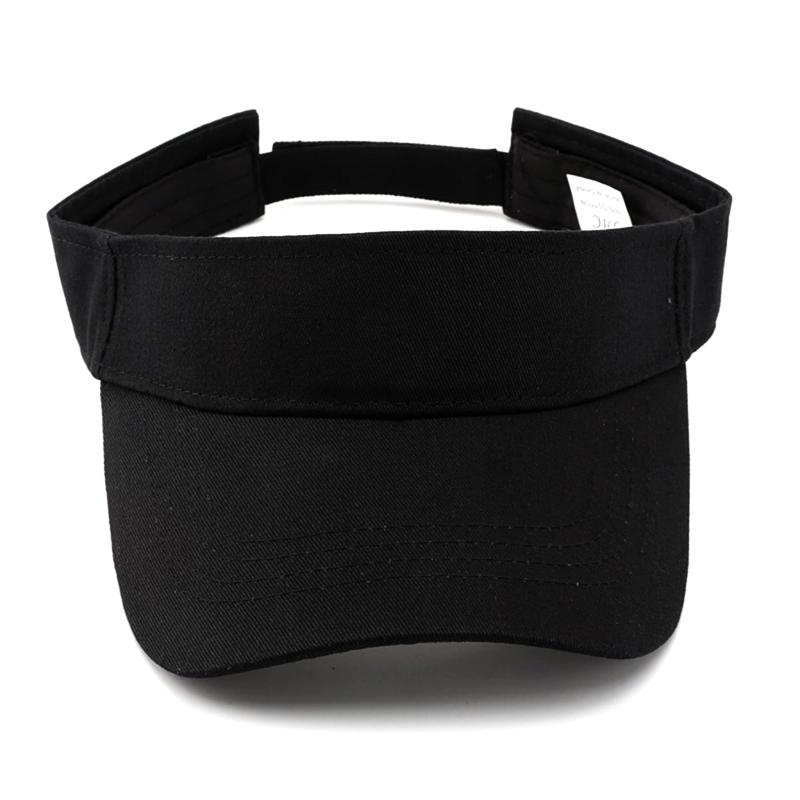 [VitalBloom] ランニングキャップ サンバイザー UVカット メンズ レディース ゴルフ バイザー 無地 帽子 吸汗速乾 抗菌 防臭 軽量 フリーサイズ 調節可能 アウトドア スポーツ(ブラック)【商品仕様】メイン素材：綿、ポリエ...