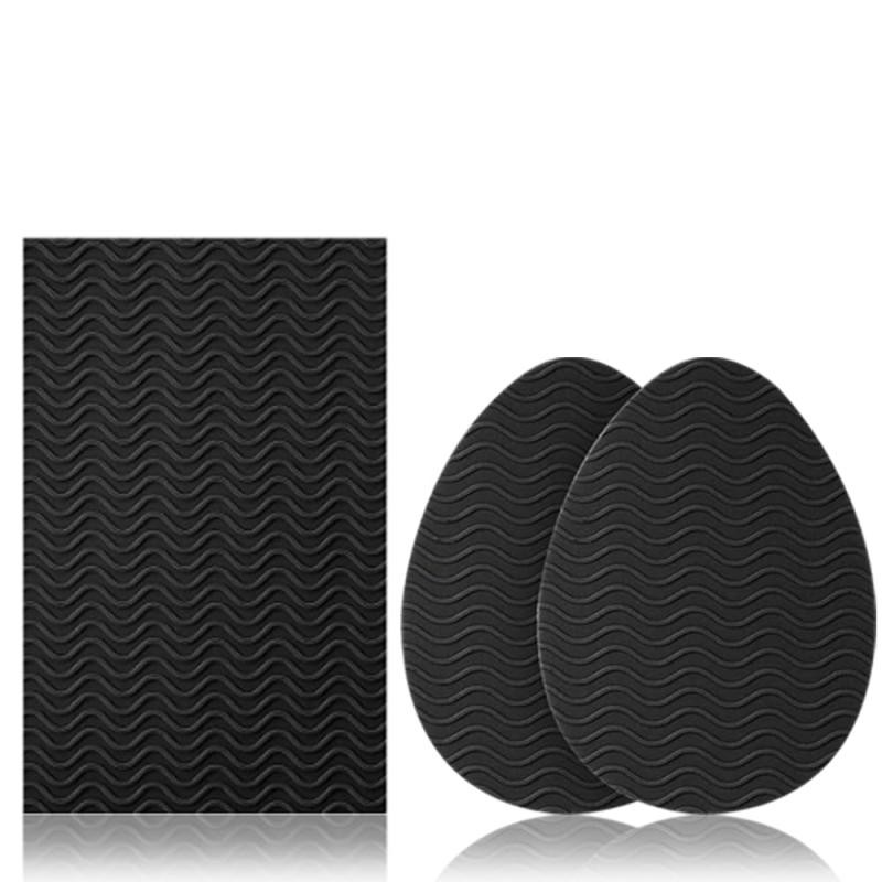 靴底滑り止めパッド 貼るだけ ペア 3枚 靴底の保護と修理 高粘着両面テープ付き ブラック 補修 靴底 男女兼用 滑り止め 靴底プロテクター ヒール・グリップ DIY 13*8CM 6*9CM ブラック ゴム素材1. 本製品は耐久性に優れた...